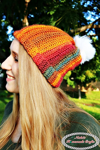 Ravelry: Sunset Striped Hat pattern by Nicole Riley