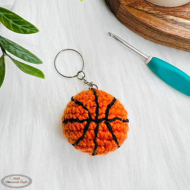 Ravelry: Basketball Keychain pattern by Nicole Riley