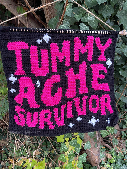 Ravelry: Tummy ache survivor tapestry pattern by Nicole Anton