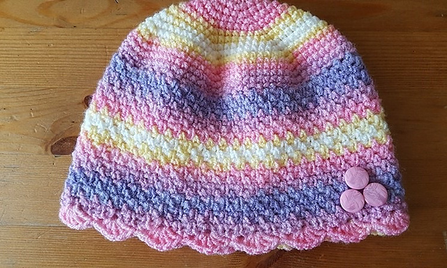 Ravelry: Moss Stitch Hat pattern by Roxi crochet