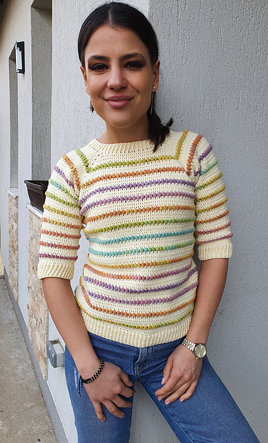 Ravelry: Sweater for spring pattern by Roxi crochet