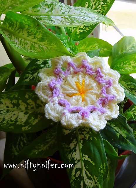 Ravelry: Funky Flower pattern by Jennifer Gregory