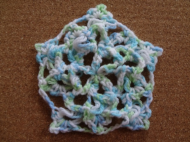 Ravelry: Flower Pentagon pattern by Jennifer Gregory