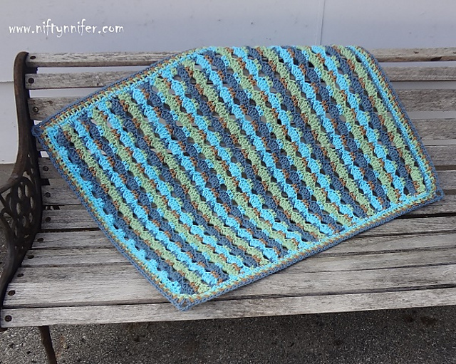 Ravelry: Baby Blue Blanket pattern by Jennifer Gregory