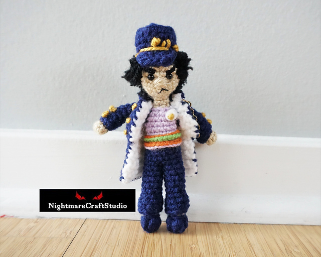 Ravelry: Jotaro Kujo Inspired Doll pattern by NightmareCraftStudio