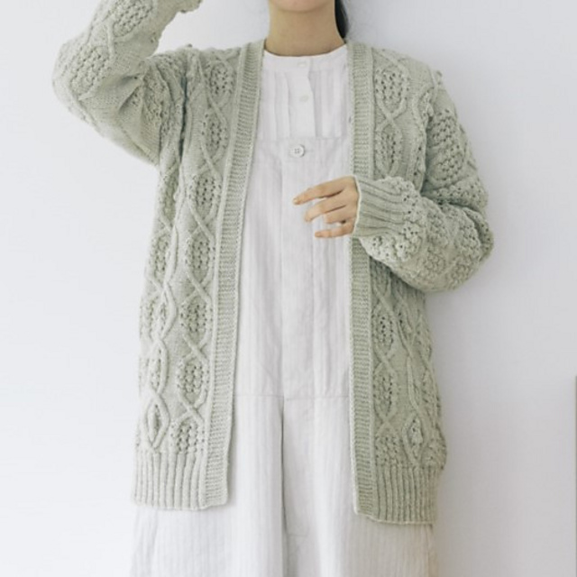 Ravelry: p.12 Aran cardigan pattern by Keiko Matsumoto