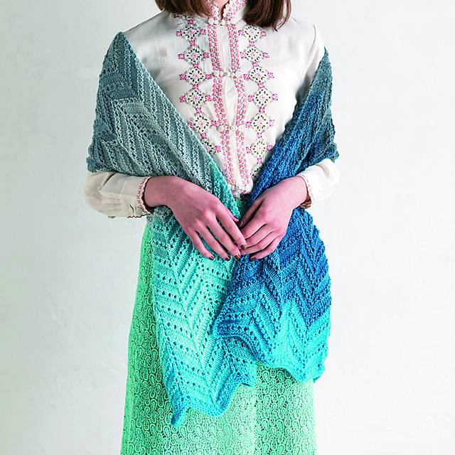 Ravelry: zigzag scarf pattern by Tomoko Nishimura