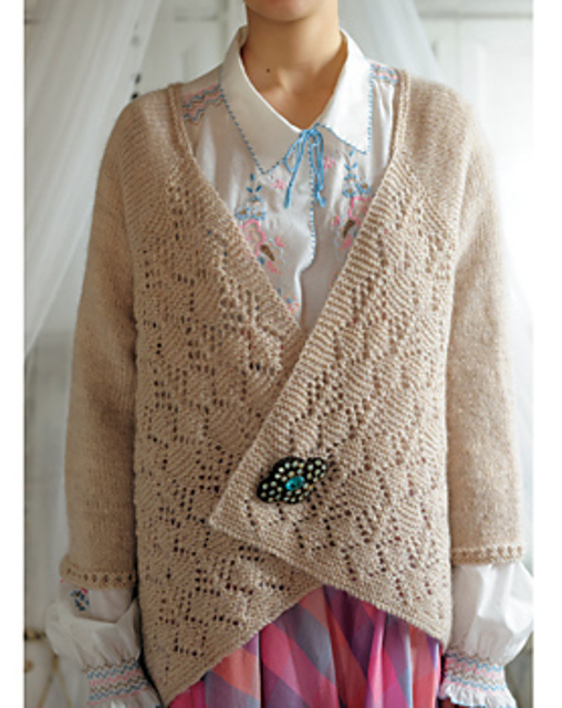 Ravelry: p.38 Beige-tone Front Open Jacket pattern by Makiko Okamoto ...