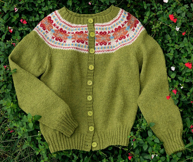 Ravelry: #15 Circular Yoke Cardigan pattern by Yoko Hatta (風工房)