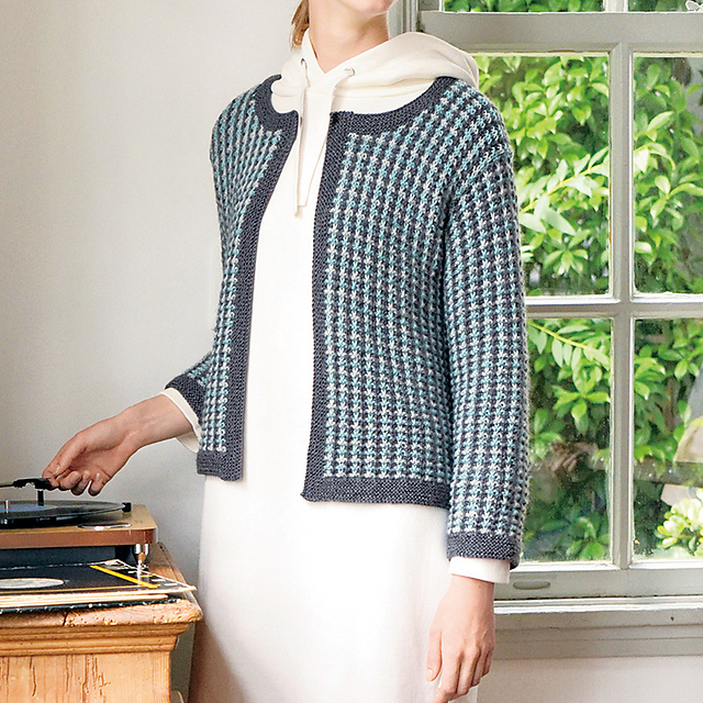 Ravelry: P.11 No Collar Jacket pattern by Yoko Hatta (風工房)