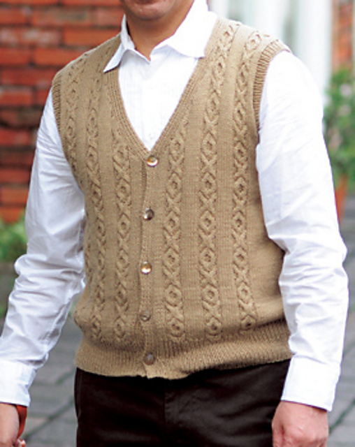 Ravelry: Men's Vest pattern by Junko Yokoyama (横山純子)