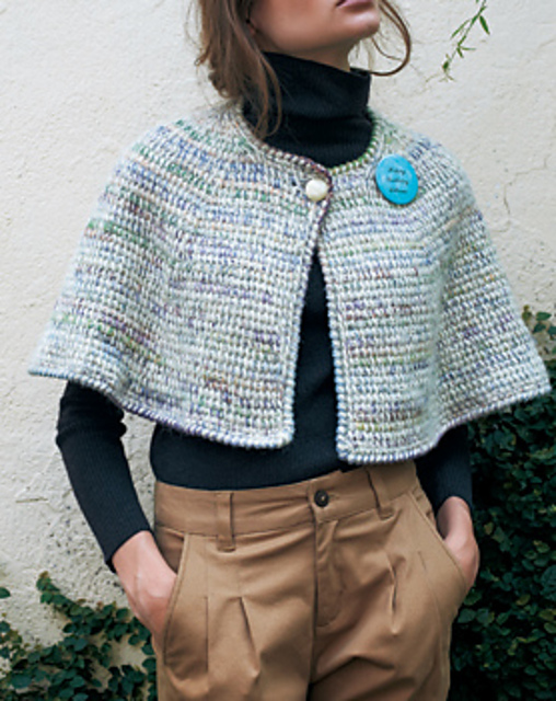 Ravelry: p.079 Cape pattern by Shinko Ota (大田 真子)