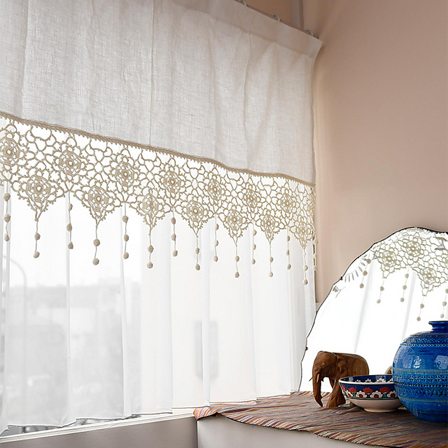 Ravelry: p.34 Cafe Curtain pattern by Yumi Inaba (稲葉 ゆみ)