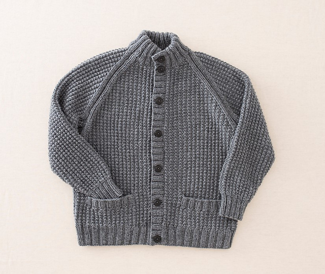Ravelry: No.26 Textured Raglan Jacket pattern by Atsuko Takeda (武田敦子)