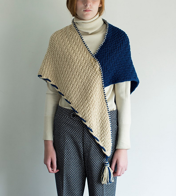 Ravelry: "Playing with i-cord"Shawl pattern by Tomoko Nishimura