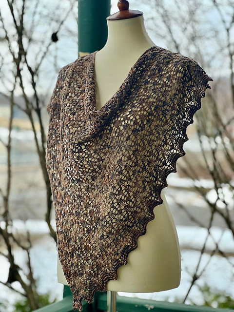 Ravelry: Deep Forest Shawl pattern by Nikolett Corley Designs
