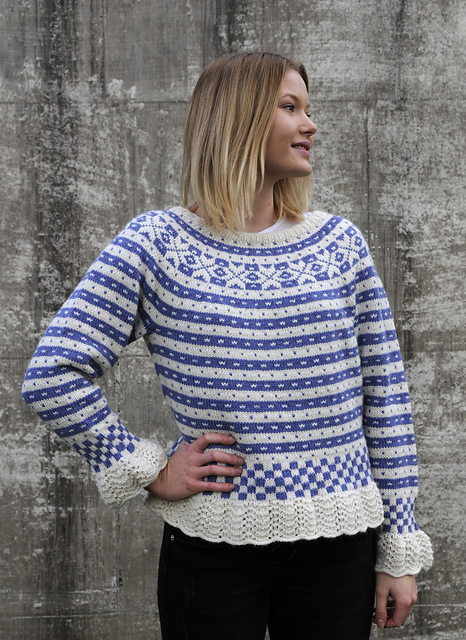 Ravelry: Fana feminin med rundfelling pattern by Nina Granlund Sæther