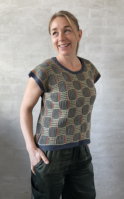 Ravelry: Saga vest pattern by Hanne Falkenberg