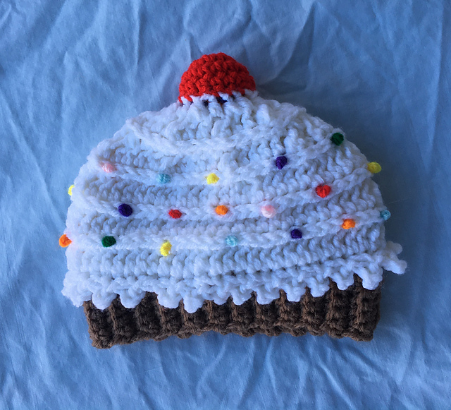 Ravelry: Cupcake Hat For Baby pattern by Dawn M Castillo