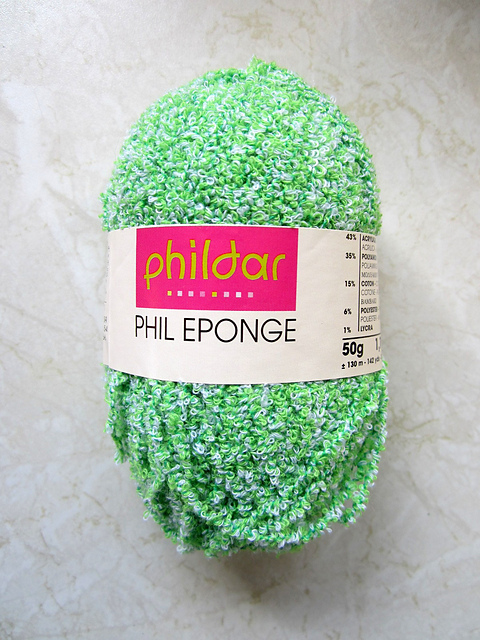 Ravelry: Phildar Phil Eponge (43% acrylic)