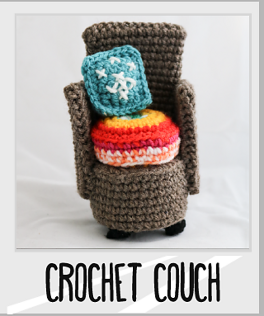 Ravelry: Miniature Couch pattern by Jennifer Lomax / Amelyth