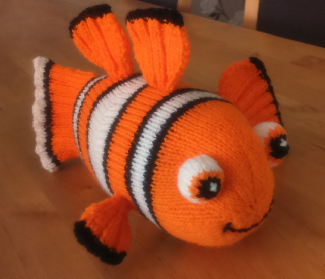 Ravelry: Nemo the Clown Fish pattern by Nicola Riley