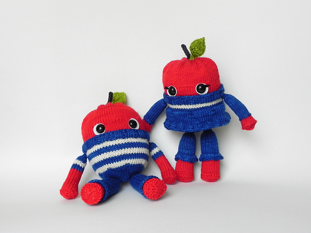 Ravelry: Apple Jack Twins pattern by Susan Claudino