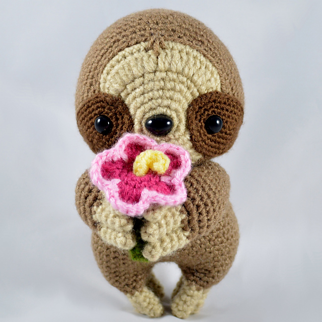 Ravelry: Hibiscus the Sloth pattern by YOUnique Crafts