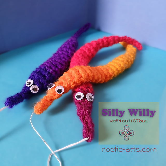 Ravelry: Silly Willy Worm On A String pattern by Noetic Arts