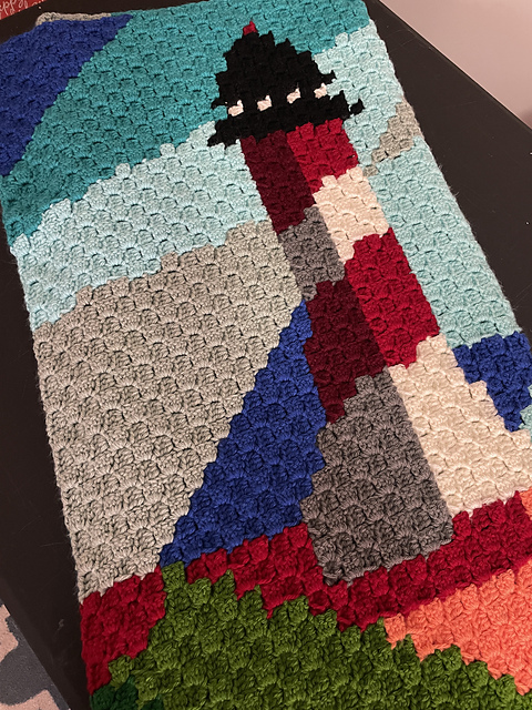 Ravelry: Lighthouse Blanket C2C pattern by Ansel Johnson
