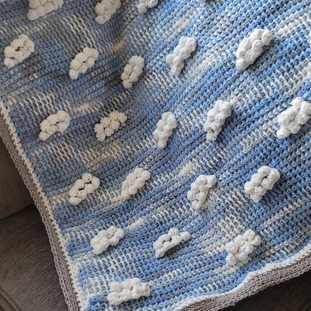 Ravelry: Sky Clouds Blanket pattern by Noorain Nizami