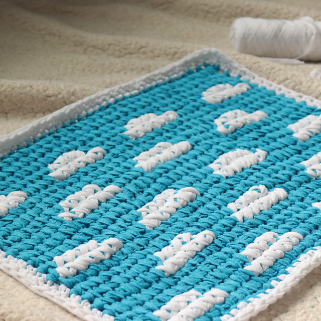 Ravelry: Blue Skies Rug pattern by Noorain Nizami