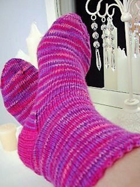 Ravelry: Lorna's Laces One Hank Socks pattern by Black Dog Designs