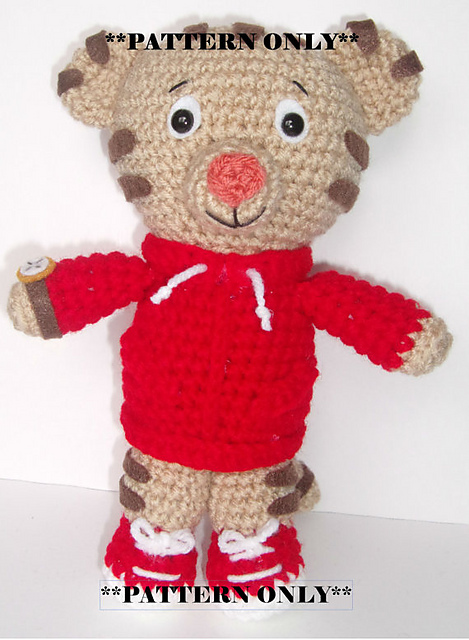 Ravelry: Daniel Tiger pattern by Shannyn Hedges