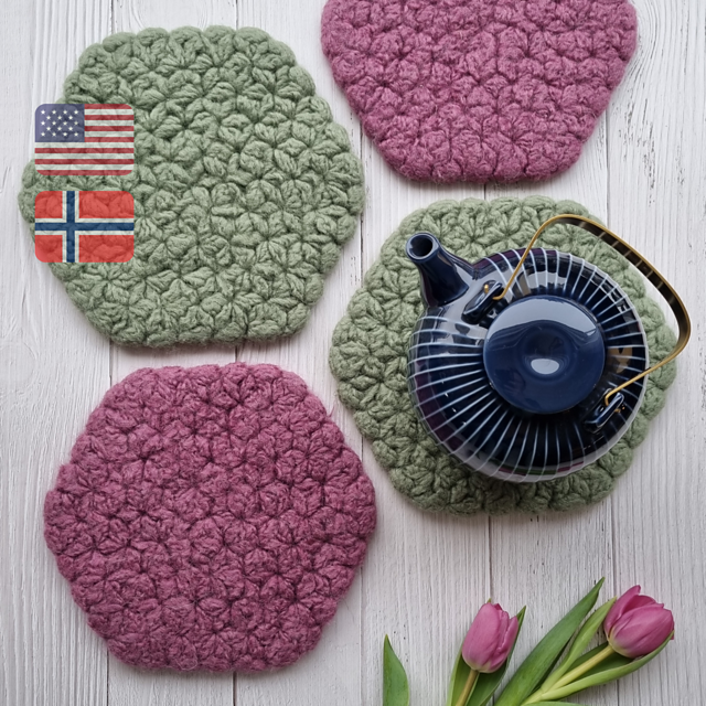 Ravelry: Felted Jasmine Trivet pattern by Makalani Sæther