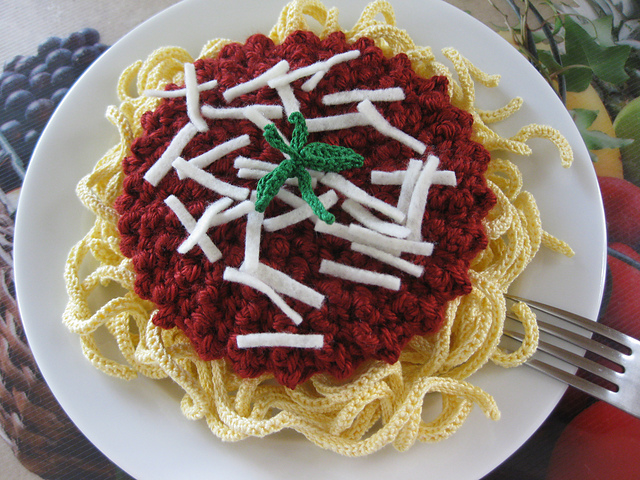 Ravelry: Spaghetti Party pattern by Normalynn Hood