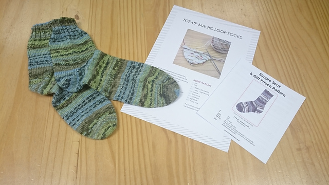 Ravelry: Basic Toe Up Magic Loop Socks pattern by Jill Chapman