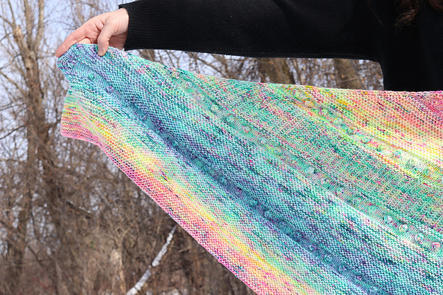 Ravelry: Disappearing Act Shawl pattern by Kelly Montag