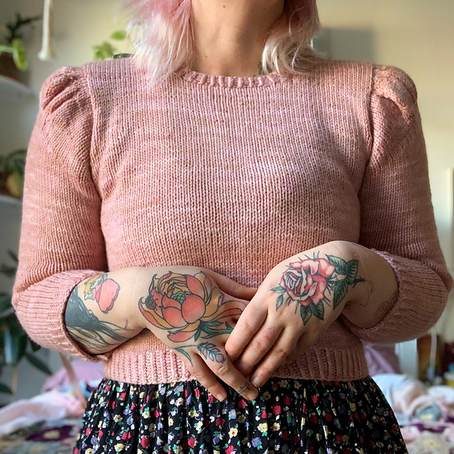 Ravelry: Mae Crop Sweater pattern by Elizabeth Margaret