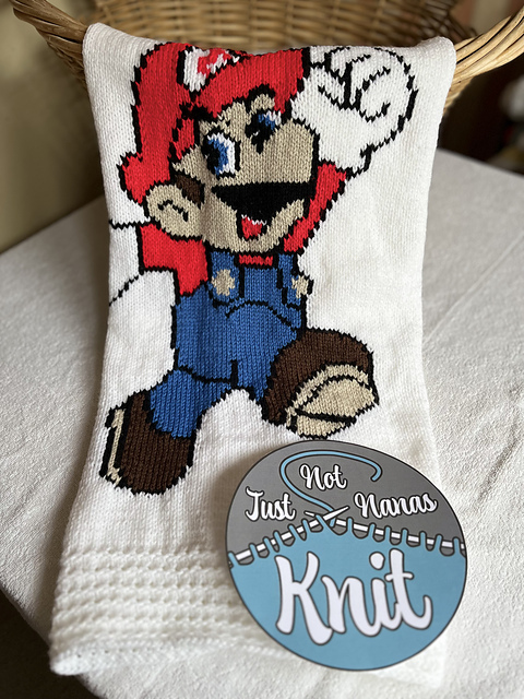 Ravelry: Mario baby blanket pattern by Not Just Nana’s Knit