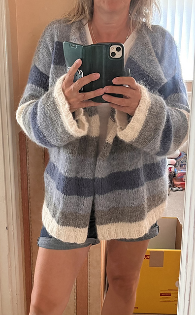 Ravelry: Easy waterfall Cardigan pattern by Not Just Nana’s Knit