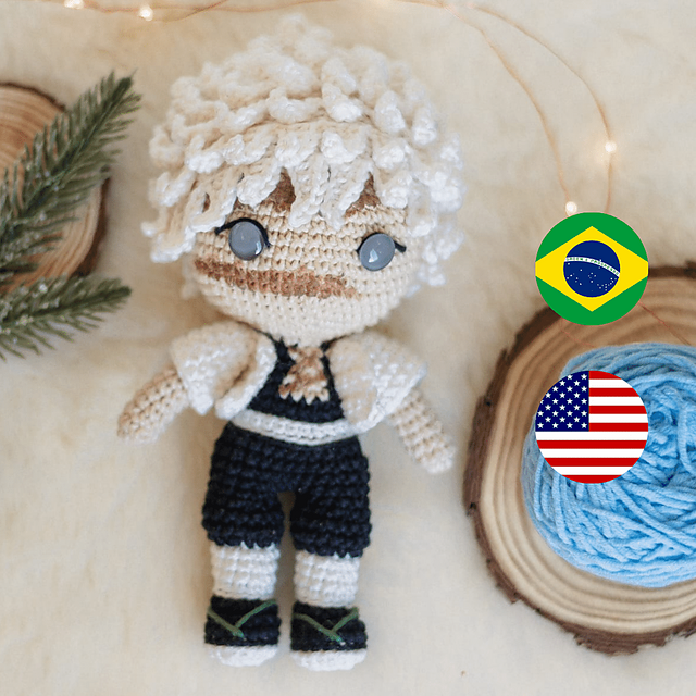 Ravelry: Sanemi Shinazugawa amigurumi pattern by Thamires Kaled