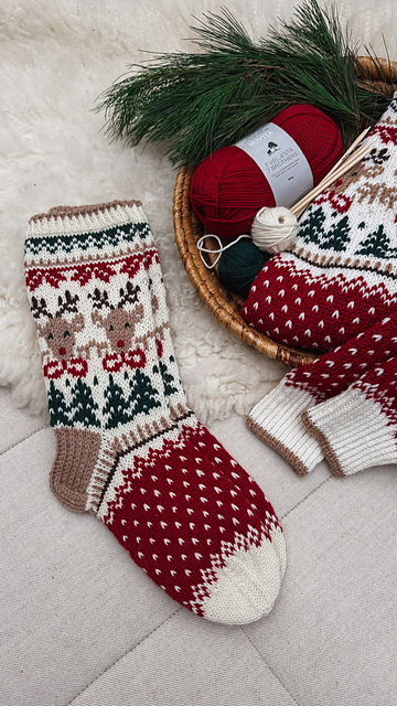 Ravelry: Rudolf Socks pattern by Novita Design Studio