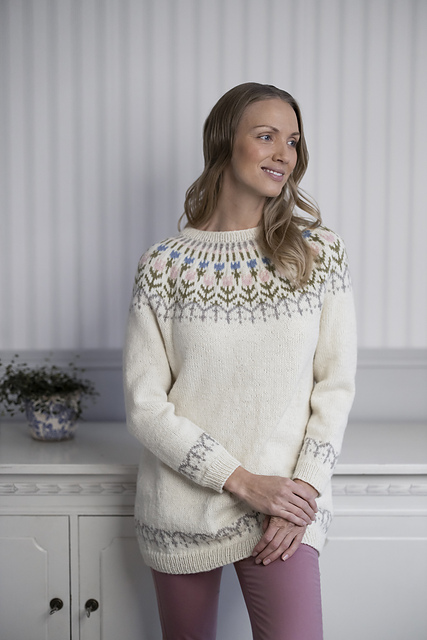 Ravelry: Tulip Sweater pattern by Sisko Sälpäkivi
