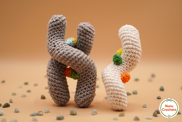 Ravelry: DNA and RNA, the nucleic acids pattern by Nuria Álvarez