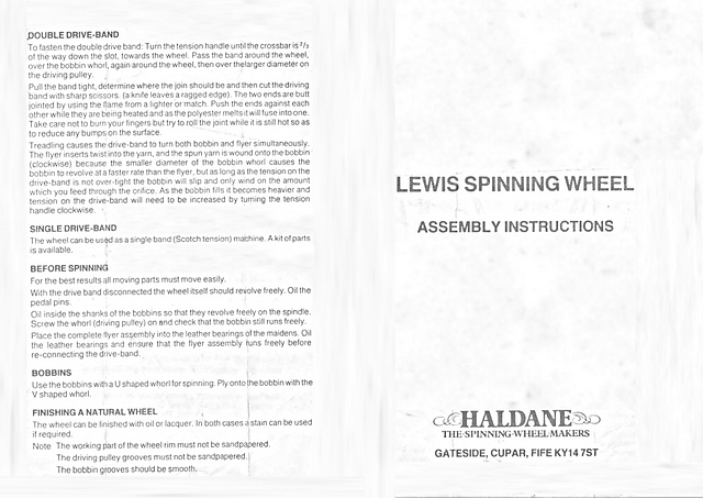 Ravelry: Nuttyspinner's Haldane Spinning Wheels