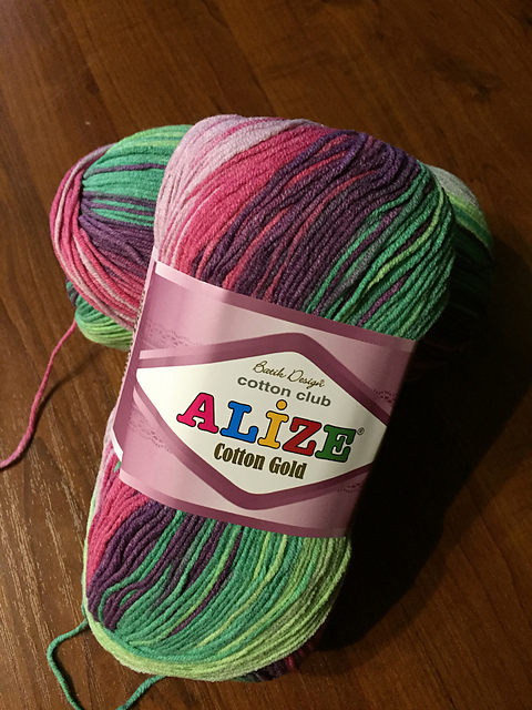 Ravelry: Alize Cotton Gold Batik Design