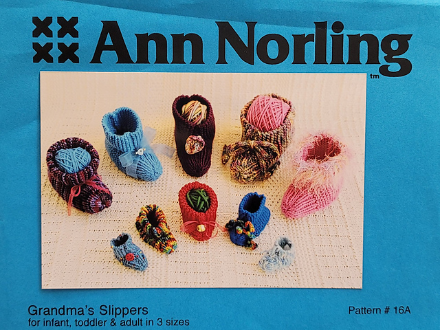 Ravelry: Grandma's Slippers pattern by Ann Norling