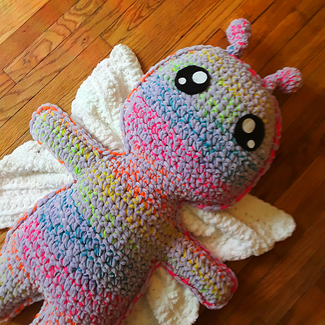 Ravelry: Celeste the Psychedelic Moth Ragdoll pattern by Mersadie Sheppard