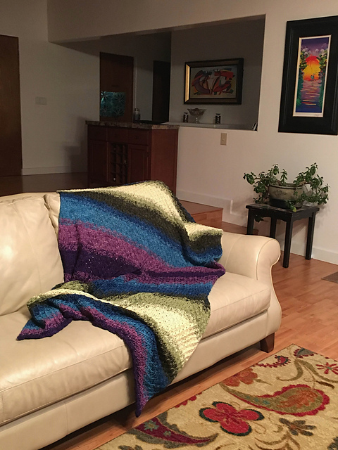 Ravelry: That Alaskan Aurora Blanket pattern by Christy Barrett